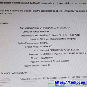 Máy bộ Dell Optiplex 960 văn phòng, giải trí | Máy tính bàn giá rẻ